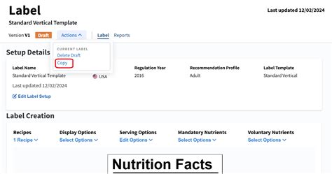 How Do I Copy Labels Genesis Foods
