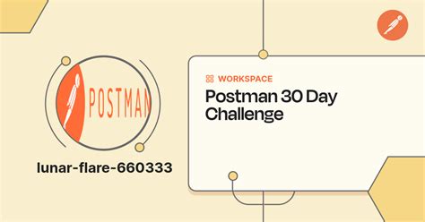 Postman 30 Day Challenge Postman Api Network