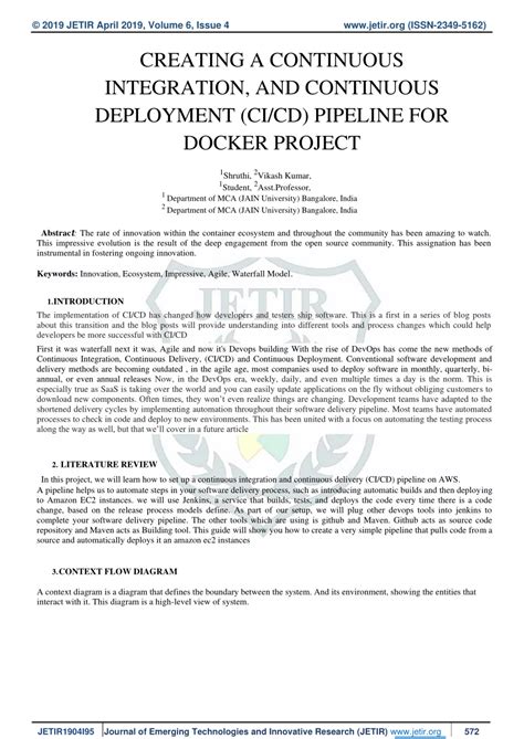 Pdf Creating A Continuous Integration And Continuous Deployment Ci