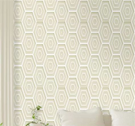 Hexagonal Structure Wallpaper Geometric