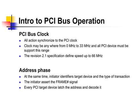 PPT PCI LOCAL BUS Peripheral Component Interconnect PCI PowerPoint Presentation ID 394732