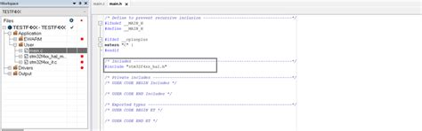 cubemx generate 2 times the stm32f4xx hal h in mai stmicroelectronics community