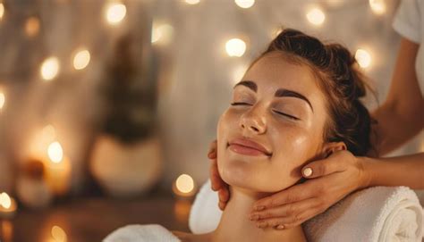 Premium Photo Serene Spa Facial Massage Experience
