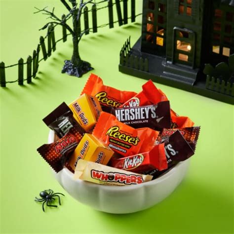 Hershey Assorted Chocolate Flavors Bite Size Halloween Candy Bulk Variety Bag 185 Pcs 53 34