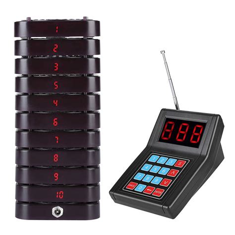 Buy Hppbody Wireless Calling System Optimized Restaurant Pager System Buzzers Guest Waiting