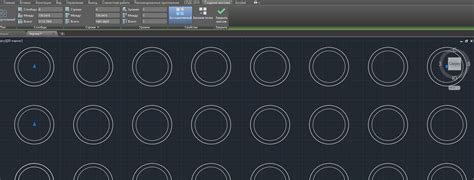 Как настроить массив в автокаде
