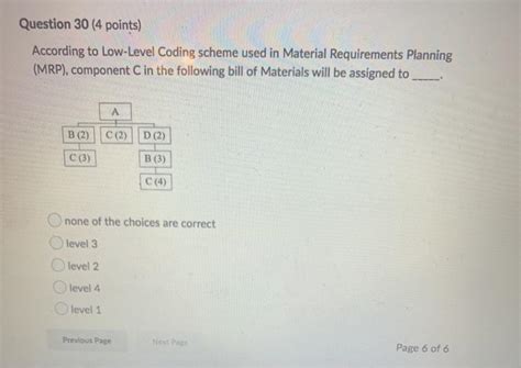 Solved Question 30 4 Points According To Low Level Coding