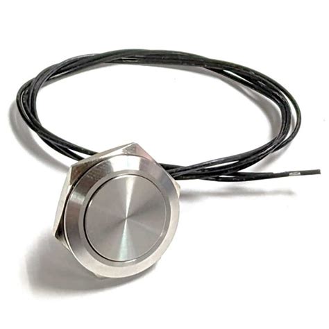 Edelstahl Klingeltaster 19mm Kurze Version