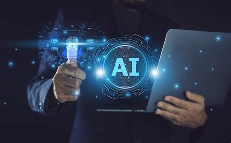 premium photo businessman strategically integrating aipowered cyber