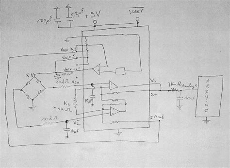 Instrumentation Amplifier Problem Of Noise With Load Cell And Ina125p Arduino Uno