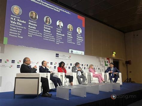 Шадар сайд Т Доржханд Азийн хөгжлийн банкны Захирагчдын уулзалтад оролцлоо