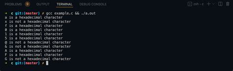 C Program Isxdigit Method Example To Check If A Character Is Hexadecimal Codevscolor