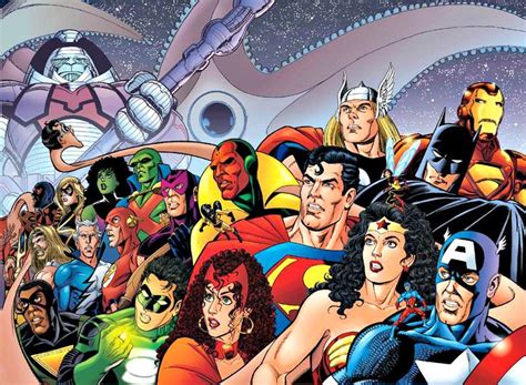 Dc Marvel Superheroes Together Avengers Art Marvel Comics Comic