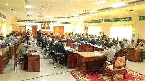 រដ្ឋបាលខេត្តរតនគិរី បើកកិច្ចប្រជុំគណៈបញ្ជាការឯកភាពខេត្តដើម្បីពិនិត្យពង្រឹងការងារសន្តិសុខ