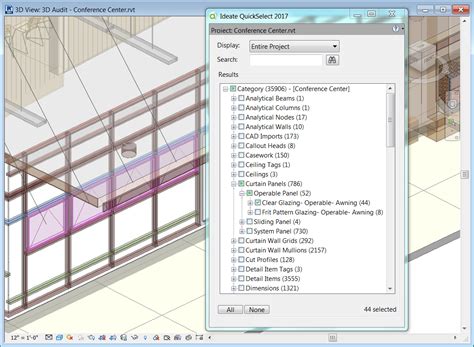 Find And Select Revit Elements With Ideate Quickselect