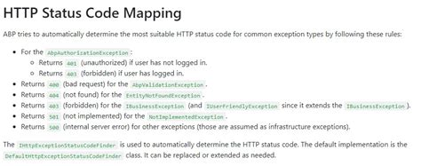 How Can I Make Abpauthorizationexception Return 401 Or Other Code But