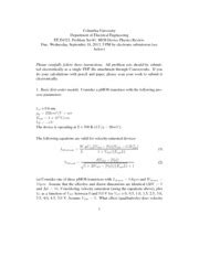 Ps1 Sol EE4321 Digital VLSI Problem Set 1 Solutions 1 A 5 Points 2 Bonus Points For Good