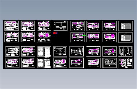 某消防站全套电气图纸 Autocad 2000 模型图纸下载 懒石网