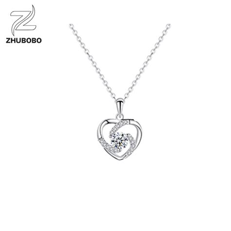 Zhubobo S925純銀愛心50分莫桑鑽頸鍊 Pickyegg 尖尖蛋 香港創意數碼家品產品