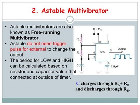 555 Timer Integrated Circuit And Its Applications Pptx