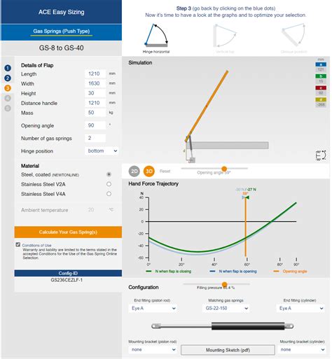 Gas Springs Calculation And Filling