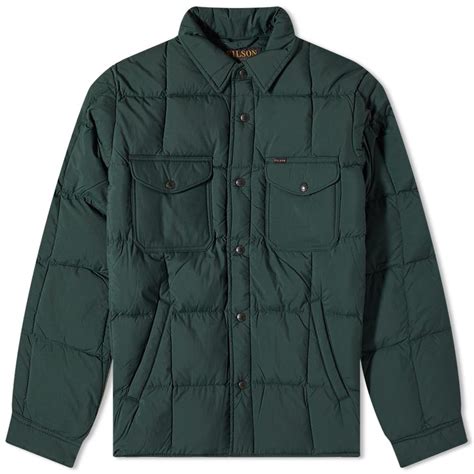 Filson Lightweight Down Jac Shirt In Green For Men Lyst