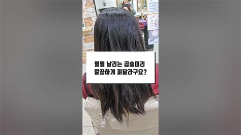 곱슬때문에 머리가 펄펄날리신다구요제이지니헤어부산미용실부산 Youtube