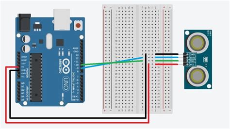 Código De Arduino Para Sensor De Ultrasonido Hc Sr04 Circuito E