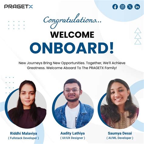 Pragetx On Linkedin Welcomeonboard Newhire Techies Aiengineer