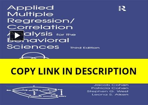 Ppt Pdfread Applied Multiple Regressioncorrelation Analysis For The Beha Powerpoint