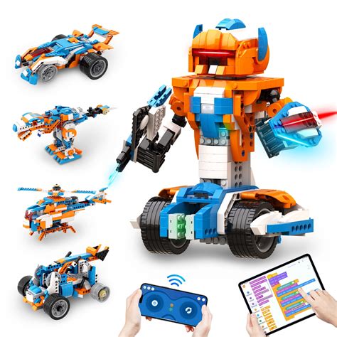 Apitor Robot X Robot Building Kit 12 In 1 Programmable App Remote Control Rc Car Stem Robotics
