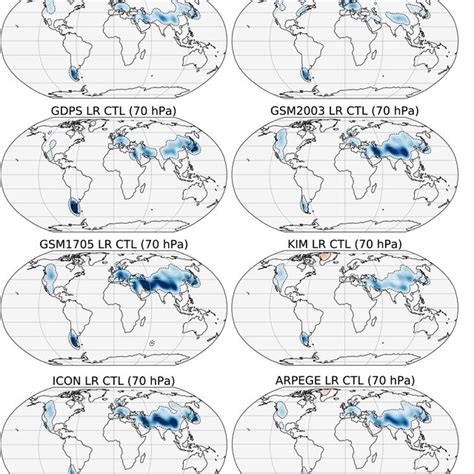 Resolved Gravity Wave Drag At 70 Hpa In Global Ifs Hr Ctl And Um Hr Ctl Download Scientific