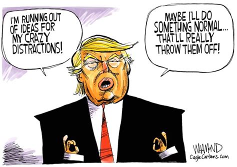 Political Cartoons Trumps Speech To The Nation