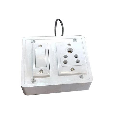 5A White One Socket Electrical Switch Board At 70 Piece In Faridabad ID 2849576048048