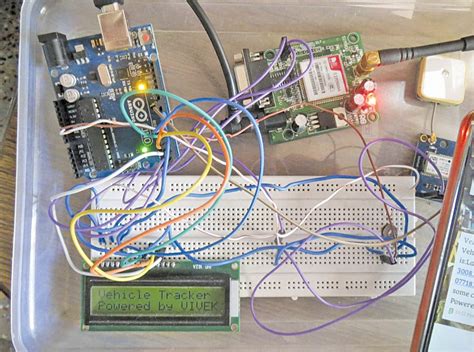 Vehicle Tracking System Based On Gps And Gsm Full Electronics Project