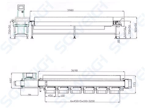 Multi Level Weight Sorting Machine For Butter Food Automatic Checkweigher