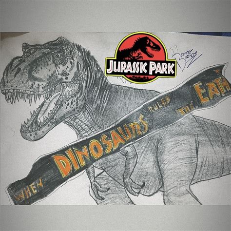 Awesome Info About How To Draw Jurassic Park Servicecomplex10