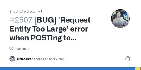 Bug Request Entity Too Large Error When Posting To Internal Api