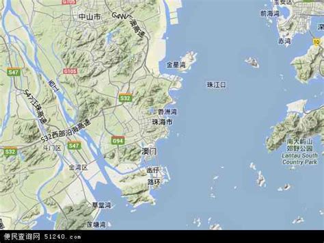 广东珠海地形图珠海地形图大山谷图库
