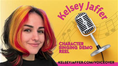 Kelsey Jaffer Character Singing Demo Reel Youtube