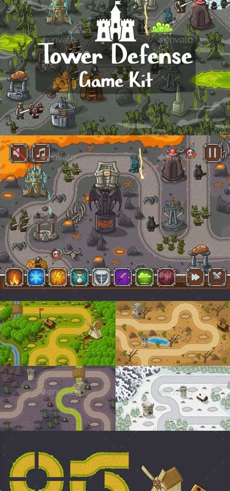 Fantasy Tower Defense Game Kit