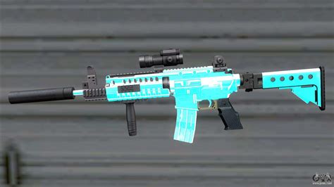 Weapons Pack Blue Evolution M For GTA San Andreas