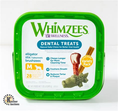 New Whimzees Natural Dental Chews Variety Pack