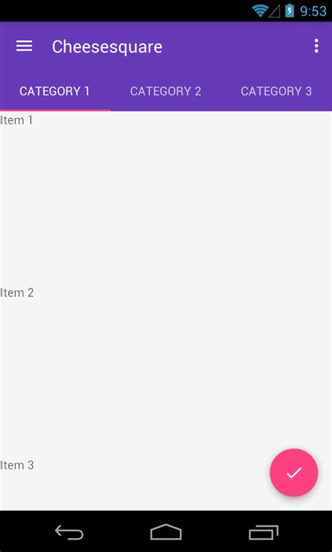 Android Design Support Library Use Viewpagertablayout With Scrolling Toolbar And Sticky Button