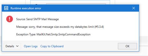 Output Report Size Exceeds Error Robot Uipath Community Forum