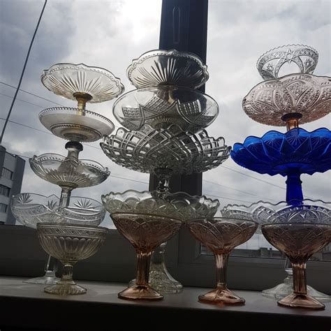 Конфетница фруктовница дореволюционные и ссср цветное стекло 450 грн Коллекционирование