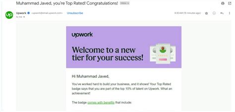 Alhamdulillah I Have Got Upwork Top Rated Badge Thank You Upwork Muhammad Javed Shahzad