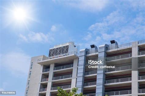 Hvac 공기 냉각 장치에 옥상 단위의 에어컨 큰 산업 공기 냉각 시스템 에어컨에 대한 스톡 사진 및 기타 이미지 에어컨