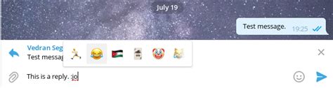 Emoji Preview Hidden When Replying · Issue 16667 · Telegramdesktoptdesktop · Github