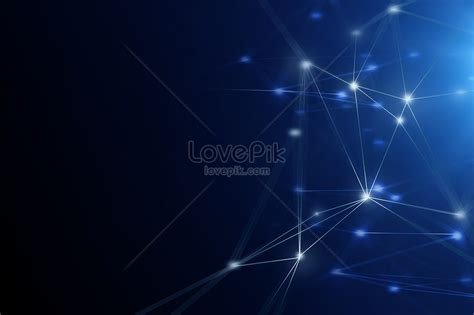 블루 크리 에이 티브 도트 라인 기술 배경 배경 사진 및 창의적인 일러스트 무료 다운로드 Lovepik